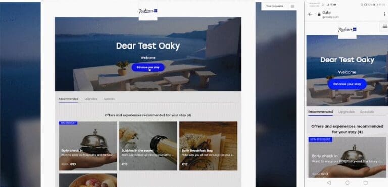 Oaky releases the best converting guest-facing hotel upselling software ...
