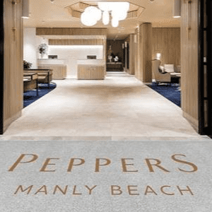 Peppers arrives at Manly Beach