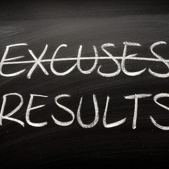 Your top 10 list of excuses